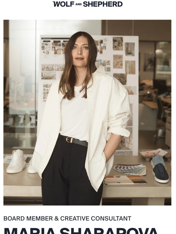 Wolf & Shepherd: Maria Sharapova joins the team! 🎾 | Milled