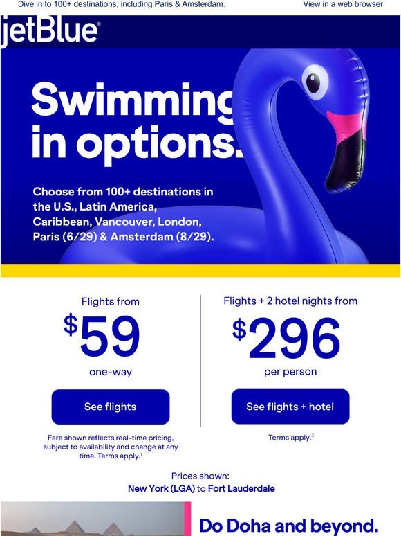 JetBlue: It's official. Where are you jetting this summer? | Milled