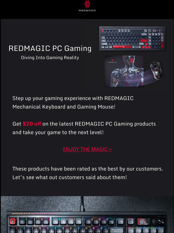 RedMagic: 💯Dominate Every Game with REDMAGIC PC Gaming | Milled