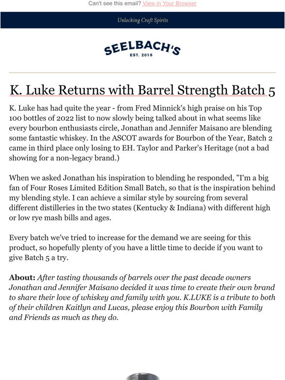 Seelbachs K Luke Barrel Strength Batch 5 Milled seelbachs-k-luke-barrel-strength-batch-5-milled