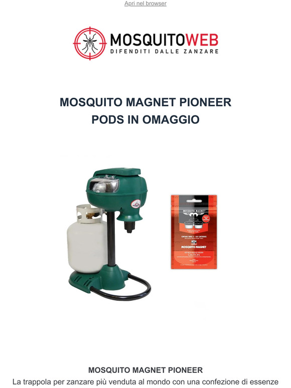 MosquitoWeb: Mosquito Magnet Pioneer | Milled