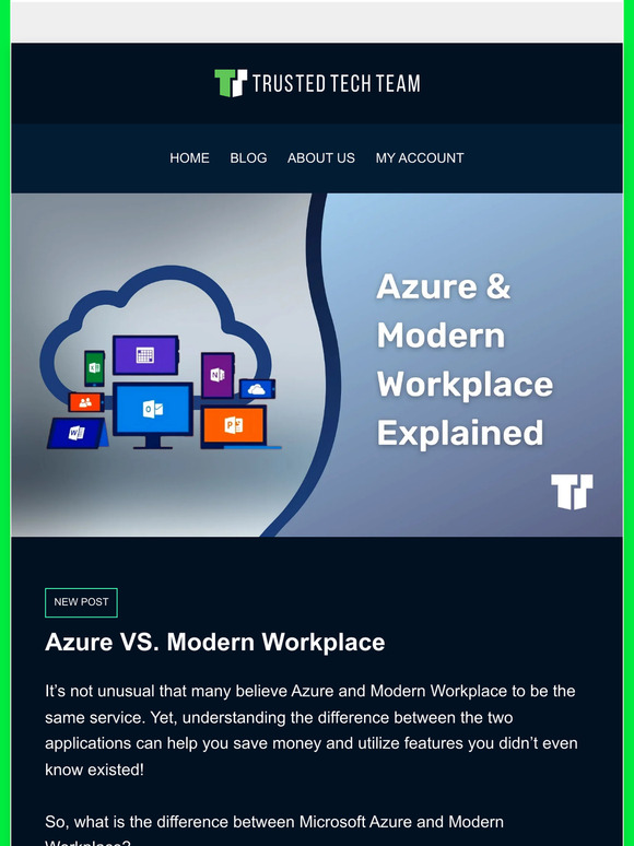 Trusted Tech Team: Azure VS. Modern Workplace in a 🥜shell | Milled