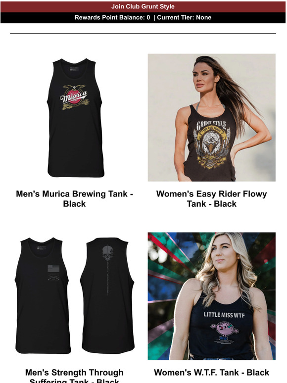 Grunt Style: It's Hot ASF - Checkout GS Tanks 😅 | Milled