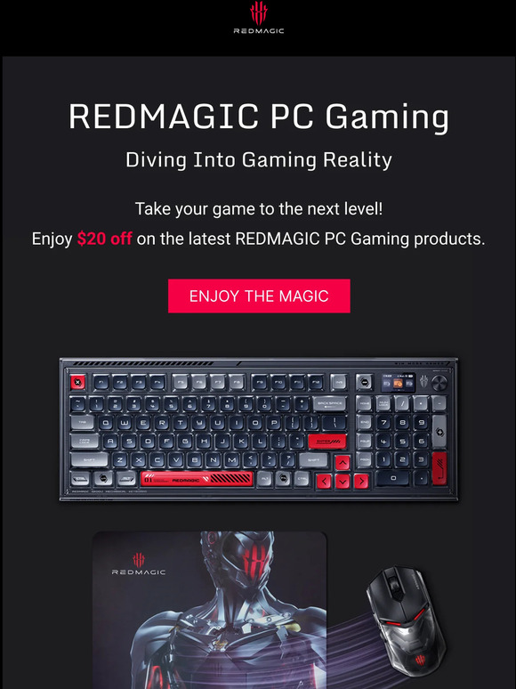 RedMagic: 💯Dominate Every Game with REDMAGIC PC Gaming | Milled
