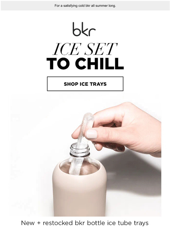 bkr: The prettiest and perfectly shaped ice tubes. 🧊 | Milled