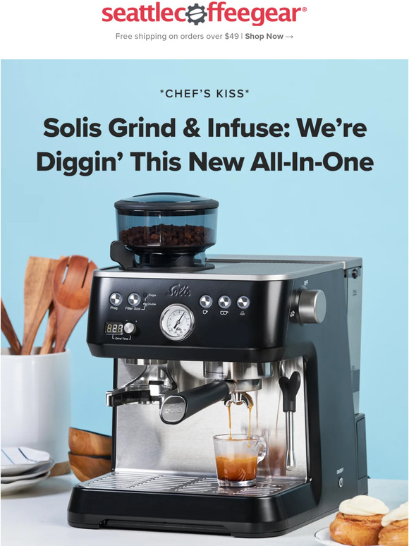 Seattle Coffee Gear: This New All-in-One Slaps ️ Solis Grind & Infuse ...