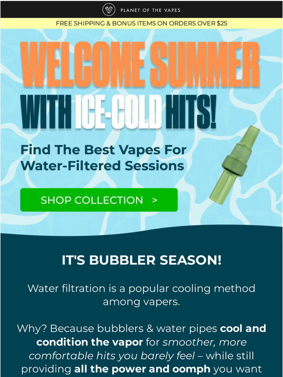Planet of the Vapes: Welcome summer with ice-cold hits! 🌬️ | Milled