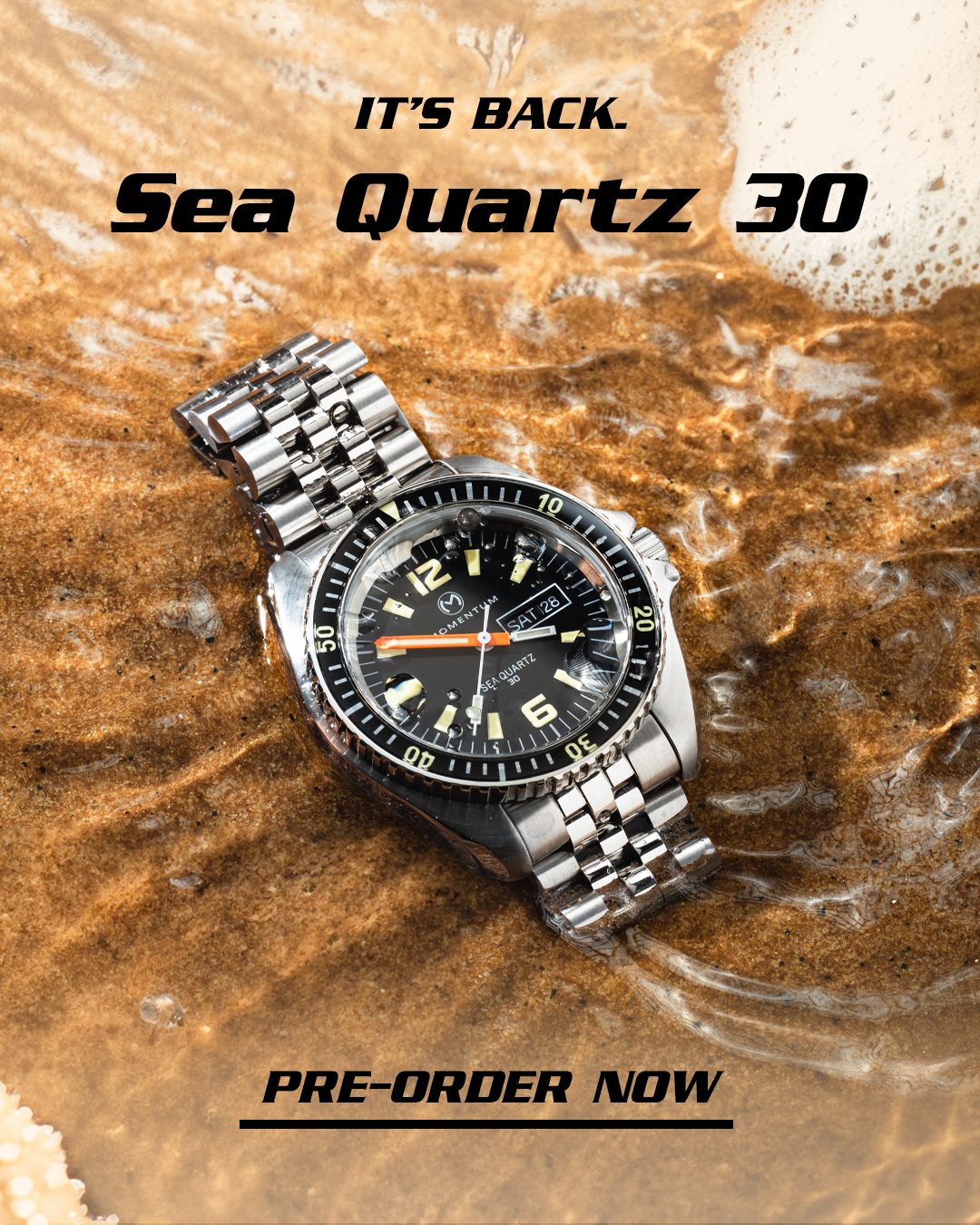 Momentum Watch: SEA QUARTZ 30 PRE-ORDER NOW LIVE 🚨 | Milled