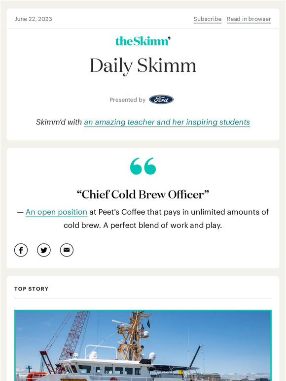 theSkimm: In June after dark | Milled