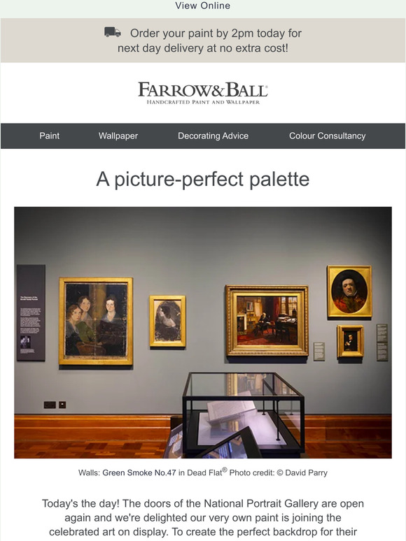 Farrow & Ball: Transforming the National Portrait Gallery | Milled