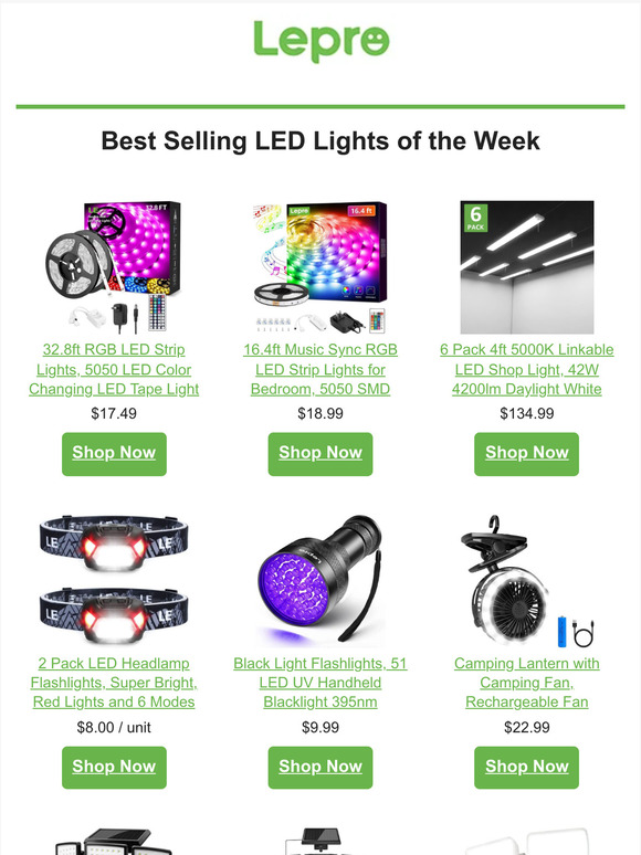Lepro: Best Selling LED Lights of the Week - Lepro | Milled