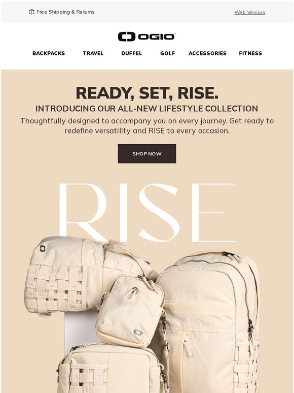 OGIO: Introducing The RISE Collection: Redefining Versatility | Milled