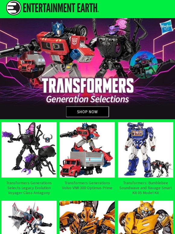 Entertainment Earth: New Transformers Generations - Grab Yours | Milled