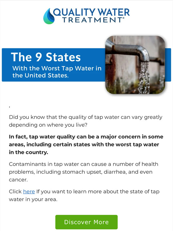 Quality Water Treatment: 😳 How Safe is Your Water? | Milled