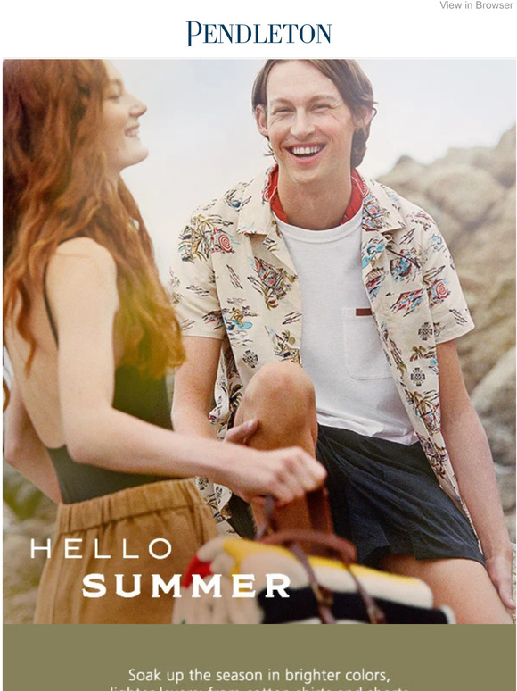 Pendleton Woolen Mills: Hello summer | Milled