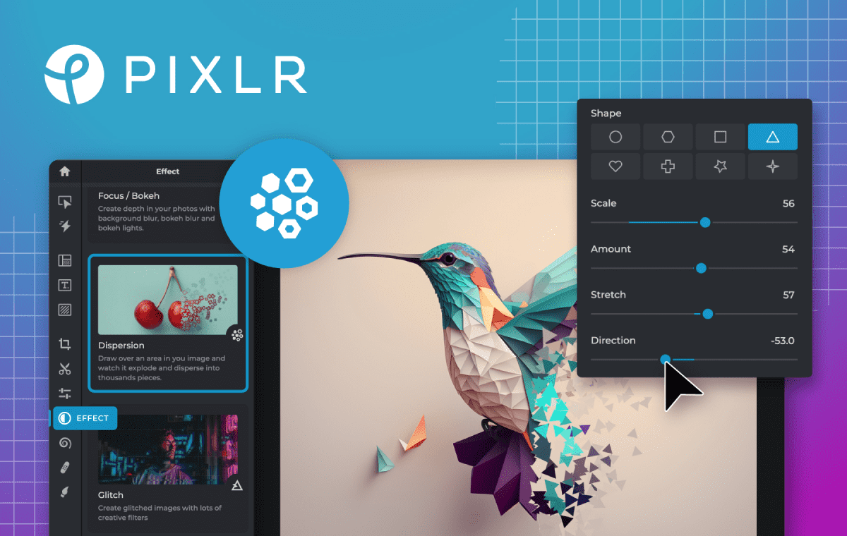 Pixlr: Create a buzz with Pixlr's Dispersion effect | Milled