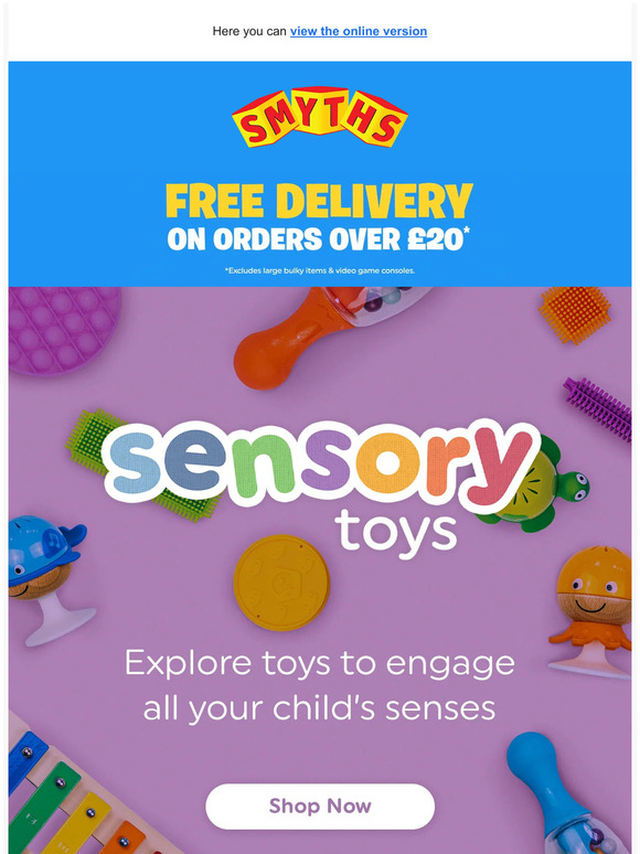 Smyths Toys: Explore toys to engage all your child's senses! | Milled