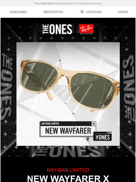 Ray-Ban: Your New Wayfarer x The Ones is here | Milled