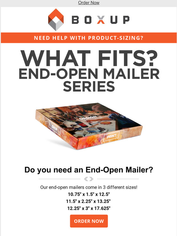 BoxUp: What Fits in Our End Open Mailers? 📏 | Milled