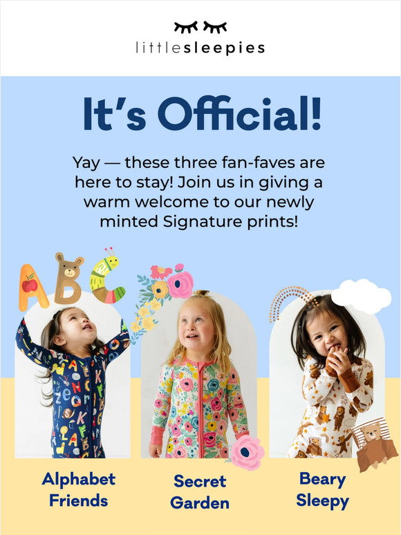 Little Sleepies: Meet Our NEW Signature Prints 🤩🎉 | Milled