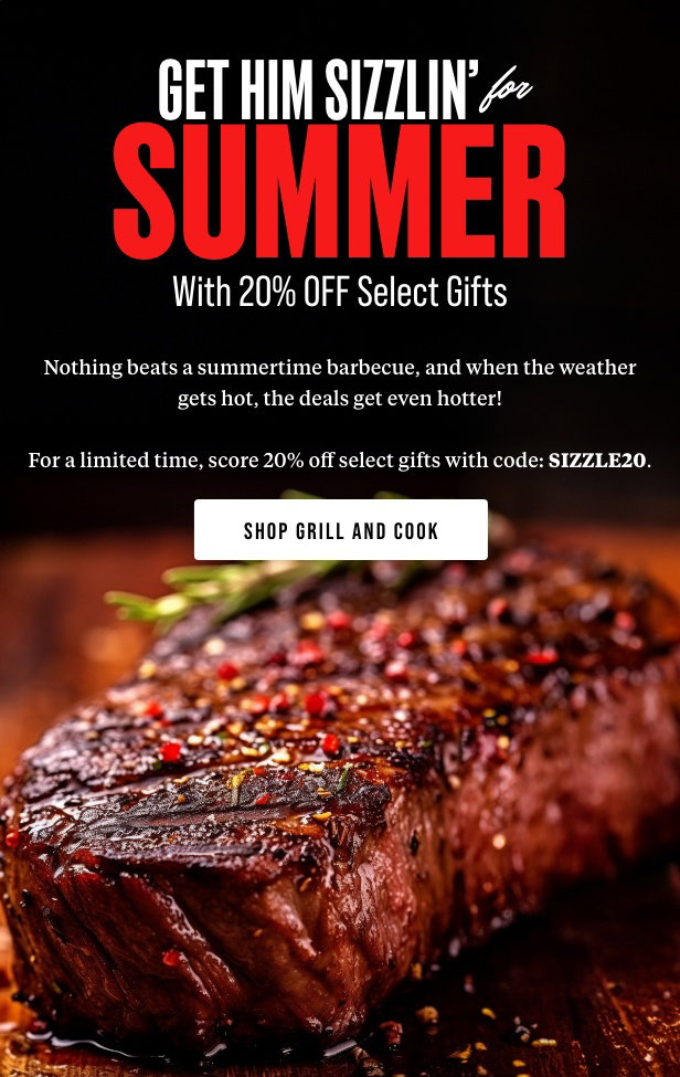 Man Crates: 🥵 Take 20% Off These Sizzlin' Summer Deals | Milled