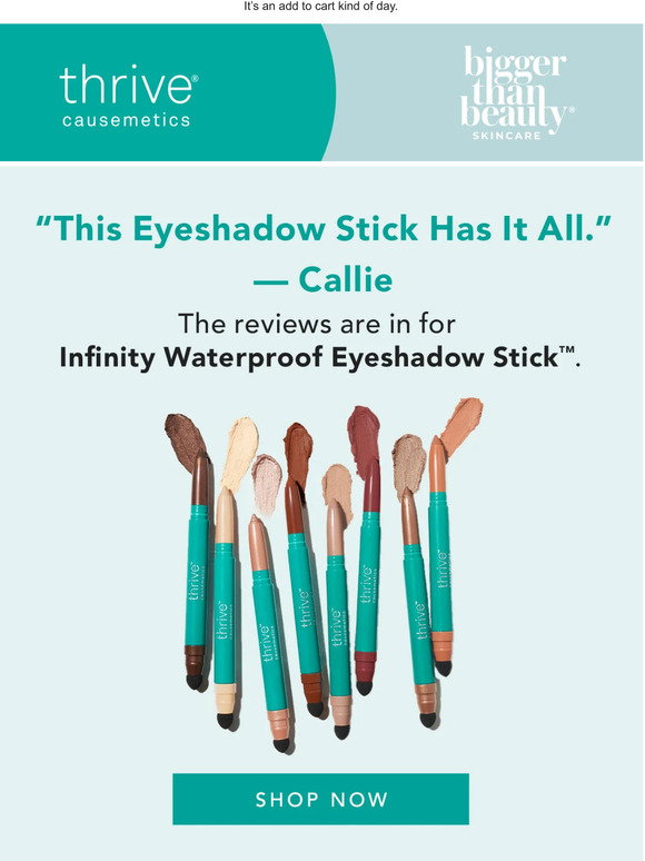 Thrive Causemetics: Our Iconic Eyeshadow Stick Is a Summer Must | Milled