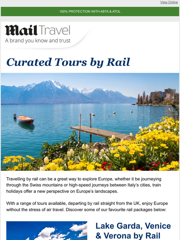 Daily Mail Experiences: Explore our Curated Tours by Rail | Milled
