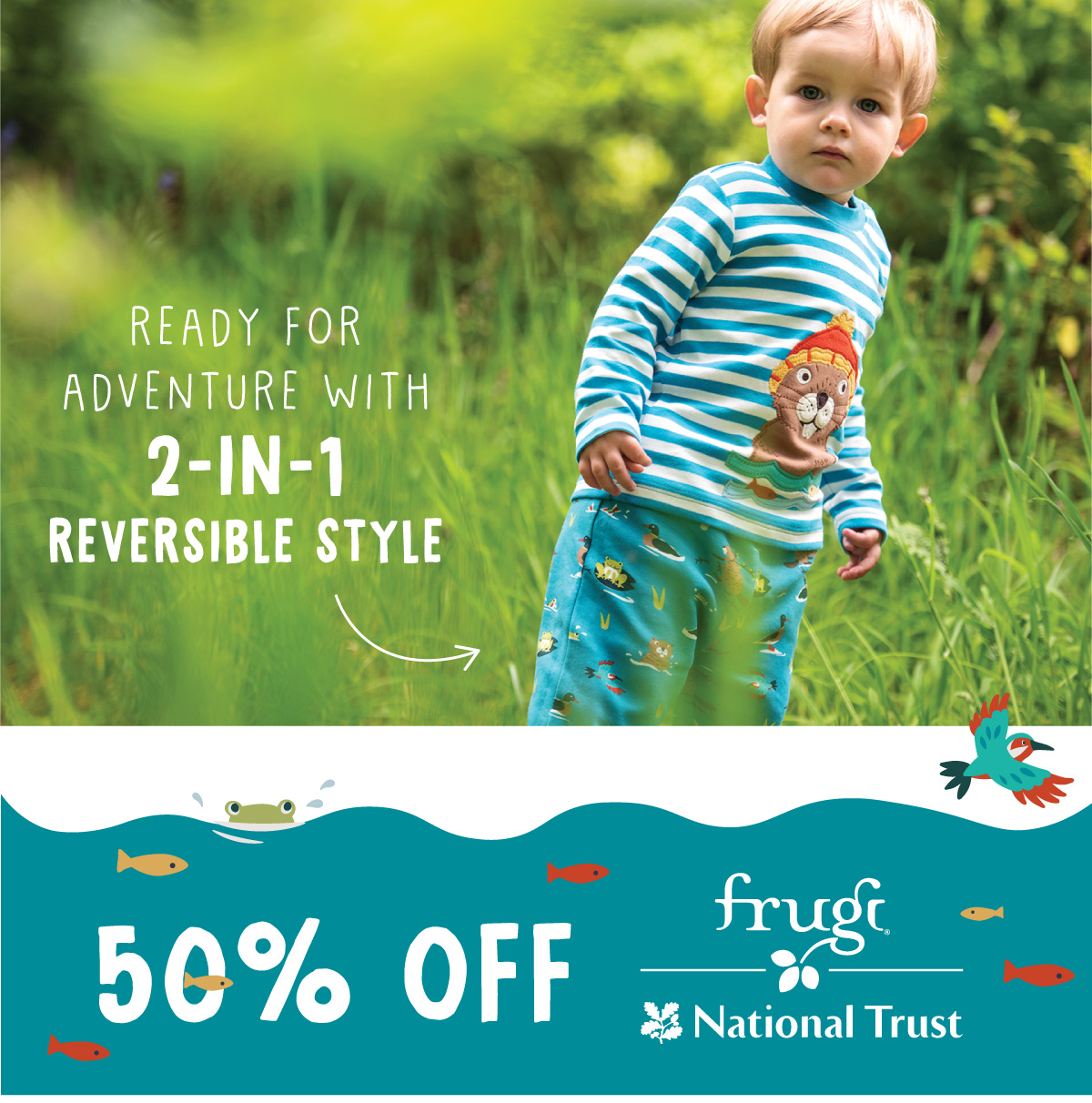 Frugi: 50% off Frugi x National Trust (& lots more!) | Milled