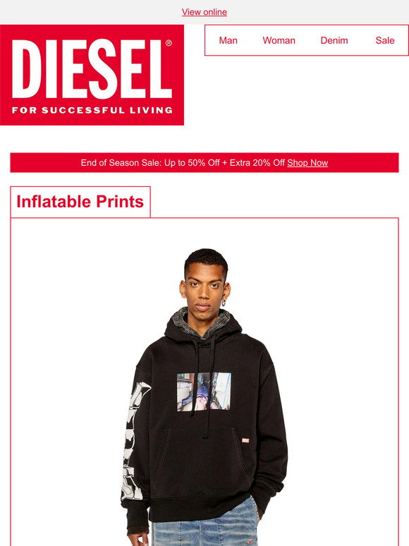 Diesel: Inflatable Prints | Eye-catching Menswear | Milled
