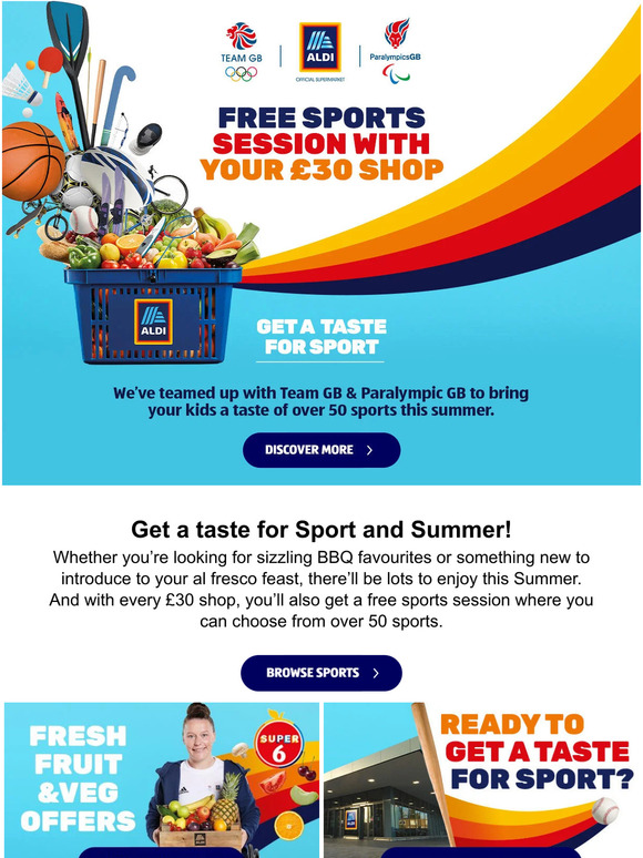 Aldi: Free Sports for Kids This Summer! ⚽️ | Milled