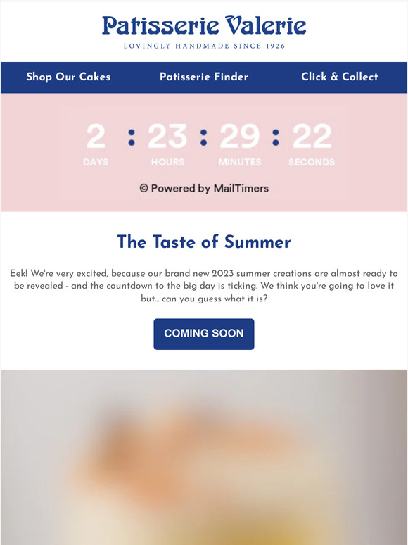 Patisserie Valerie: Can you guess our new cake? | Milled