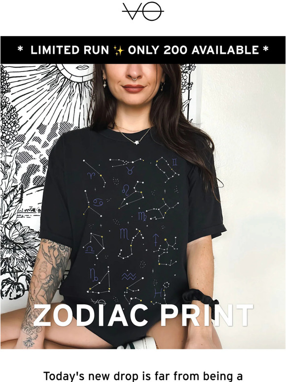 Vegan Outfitters: NEW: Star Signs Only 200 Available! | Milled