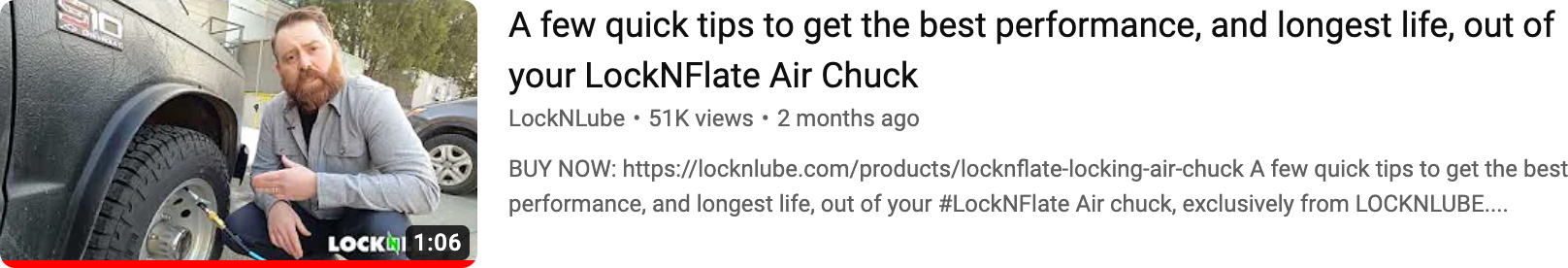 LockNLube: Now is the perfect time to order the LockNFlate® Air Chuck ...