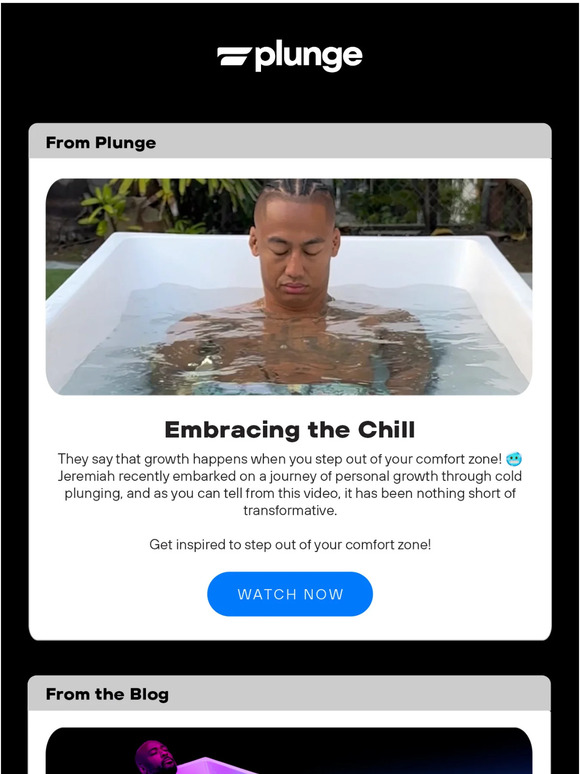 Plunge: Embrace the chill 🥶 | Milled