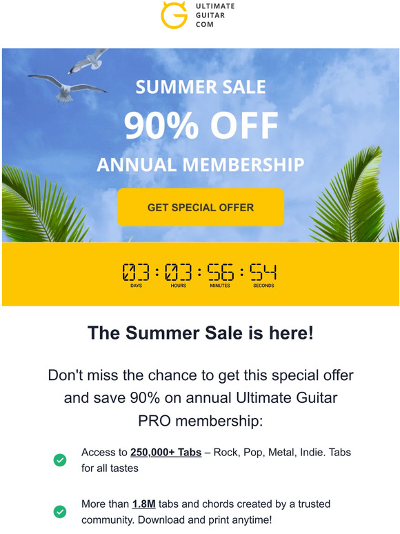 Ultimate Guitar Originals: 💥 Get 90% off UG PRO! | Milled