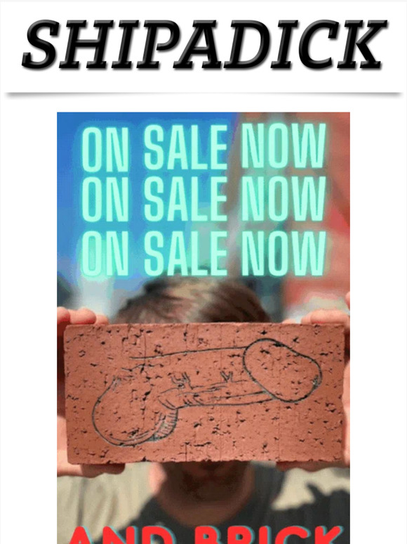 Ship A Dick: Shipadick is NOW SHIPPING BRICKS! 🙀 | Milled