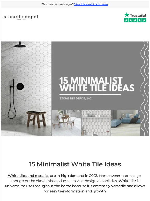Stone Tile Depot: 15 Minimalist Tile Ideas You Must See! | Milled