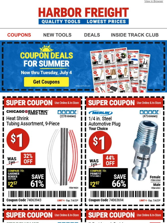 Harbor Freight Tools: Heat Up the Savings with Limited-Time Summer ...