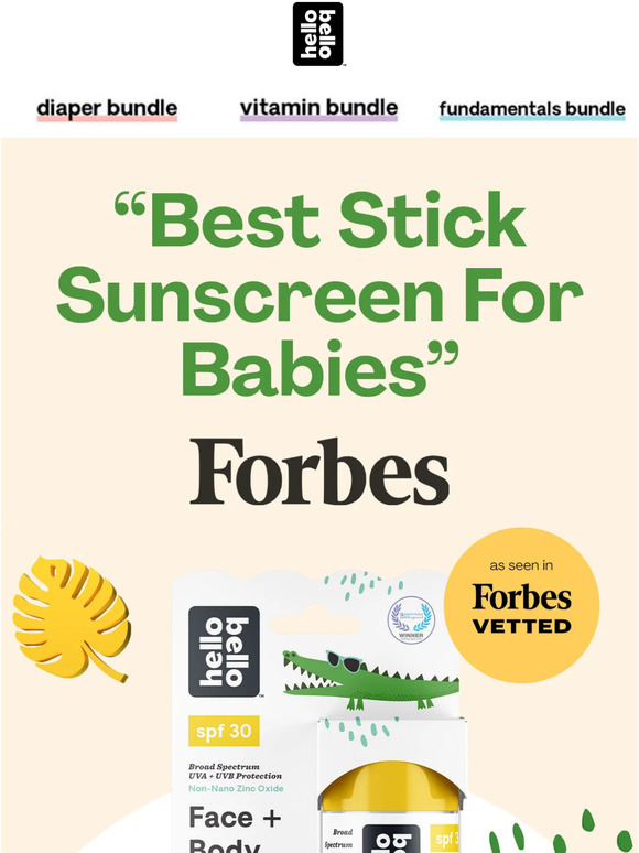 Hello Bello: Have you heard? Our Face + Body Sun Stick is award-winning ...