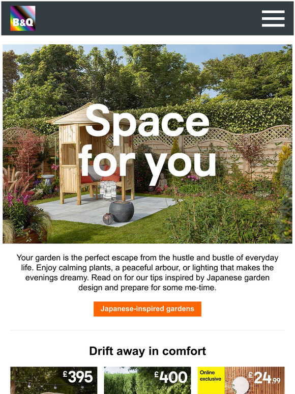 B&Q: Turn your outdoors into a relaxing summer set-up | Milled