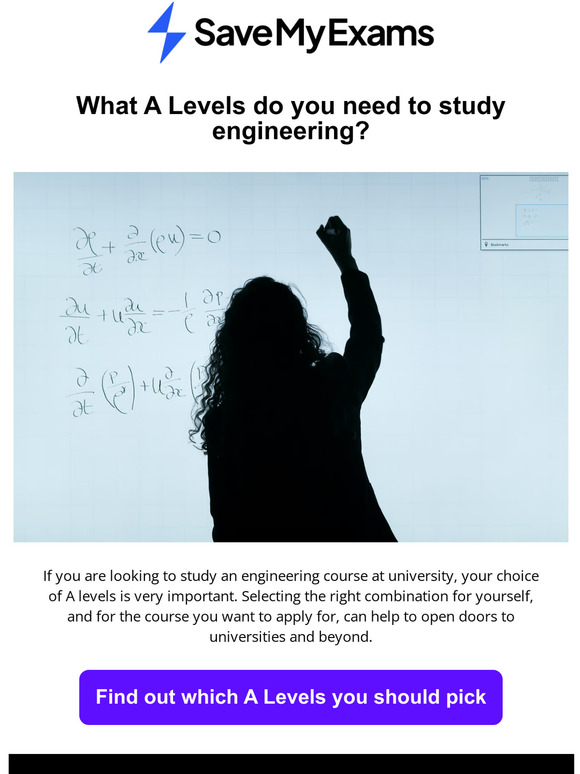 Save My Exams Which A Levels Do You Need For Engineering Milled