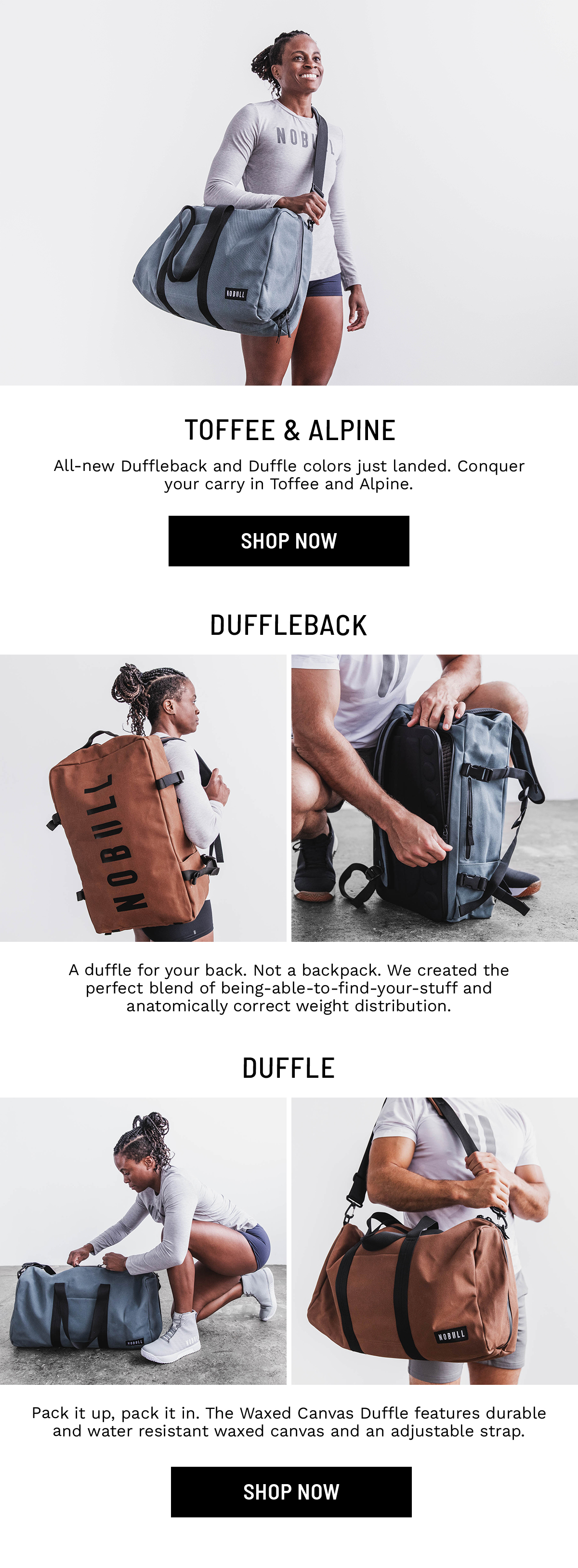 NOBULL: ALL-NEW Duffleback & Duffle colors. | Milled
