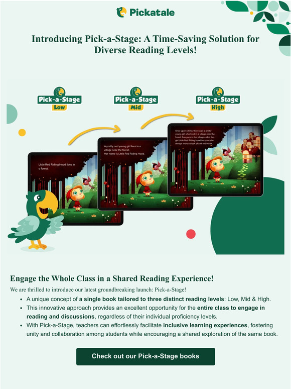 Pickatale (UK): Pick-a-Stage: New Exciting Launch! | Milled