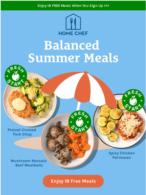 Home Chef: Sit down, eat, and ENJOY... Check what's on the menu - we ...