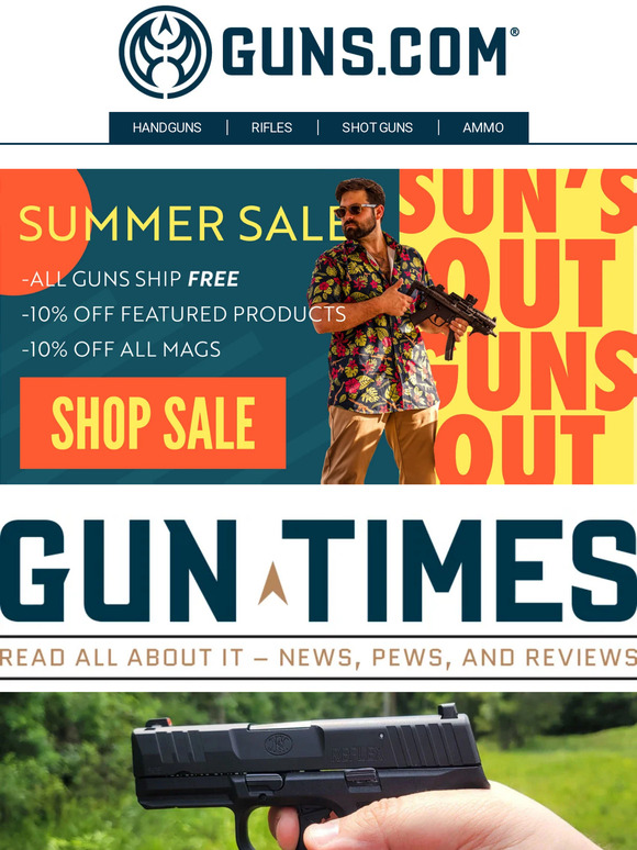 Guns.com: Gun Times - New Guns That Will Sizzle At The Range This ...