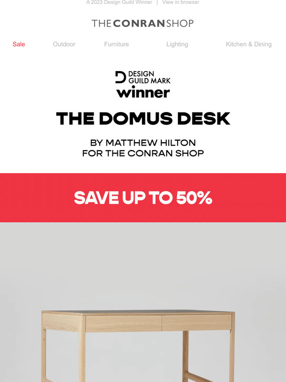 The Conran Shop: Matthew Hilton’s Domus Desk | Milled