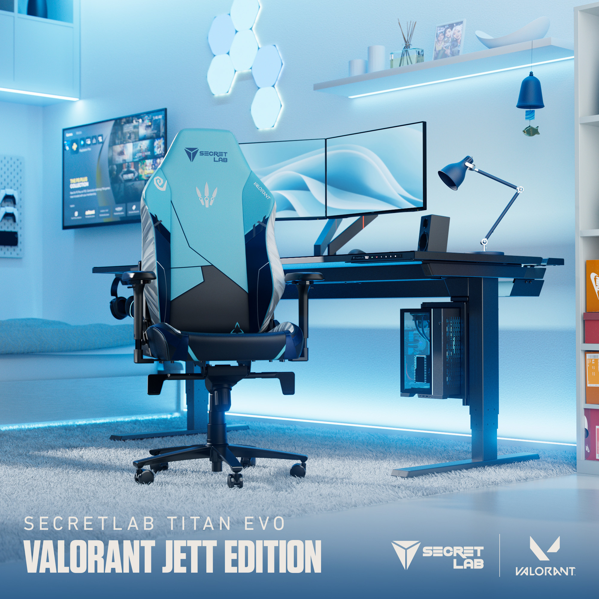 Secretlab: [NEW] Secretlab VALORANT Jett and Reyna Edition | Milled