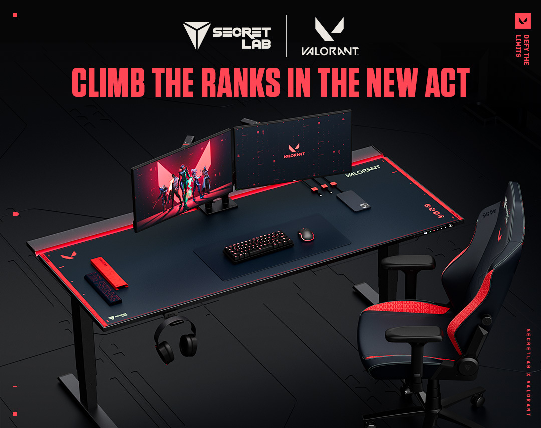 Secretlab: [NEW] Secretlab VALORANT Jett and Reyna Edition | Milled