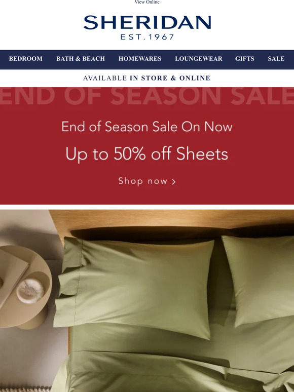 Sheridan: Create your dream bed with our must-have sheets | Milled