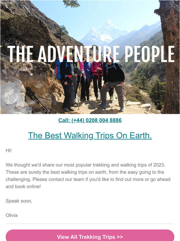 The Adventure People: The Best Walking Trips On Earth 👣 | Milled